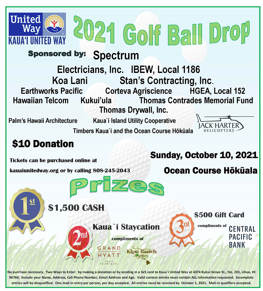 Golf-Ball-Drop-Poster-2021-1000w - Kauai United Way